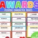 End of Year Positive Character Trait Awards - Etsy