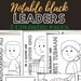Notable Black Leaders Coloring Sheets - Black History Month - Etsy