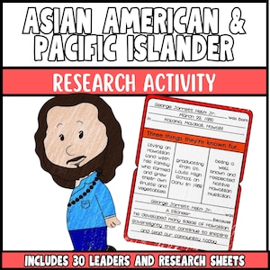 Asian American & Pacific Islander Heritage Month Research Project ...