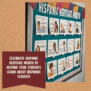 Hispanic Heritage Month Bulletin Board - Interactive Posters - Etsy