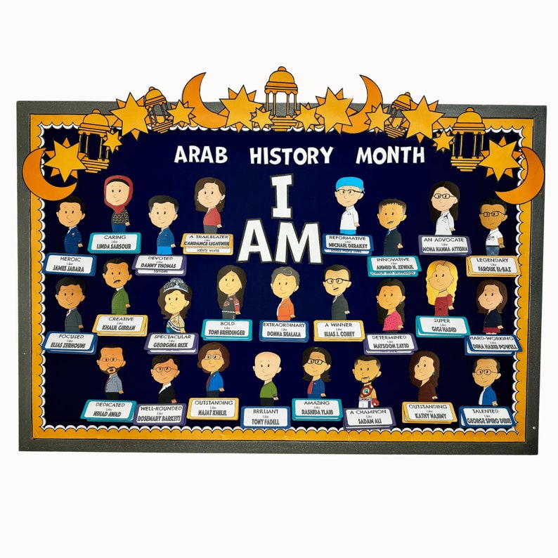 Arab History Month | Bulletin Board | Social Emotional Learning - Etsy