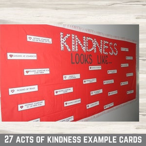 Kindness Looks Like... Bulletin Board SEL - Etsy