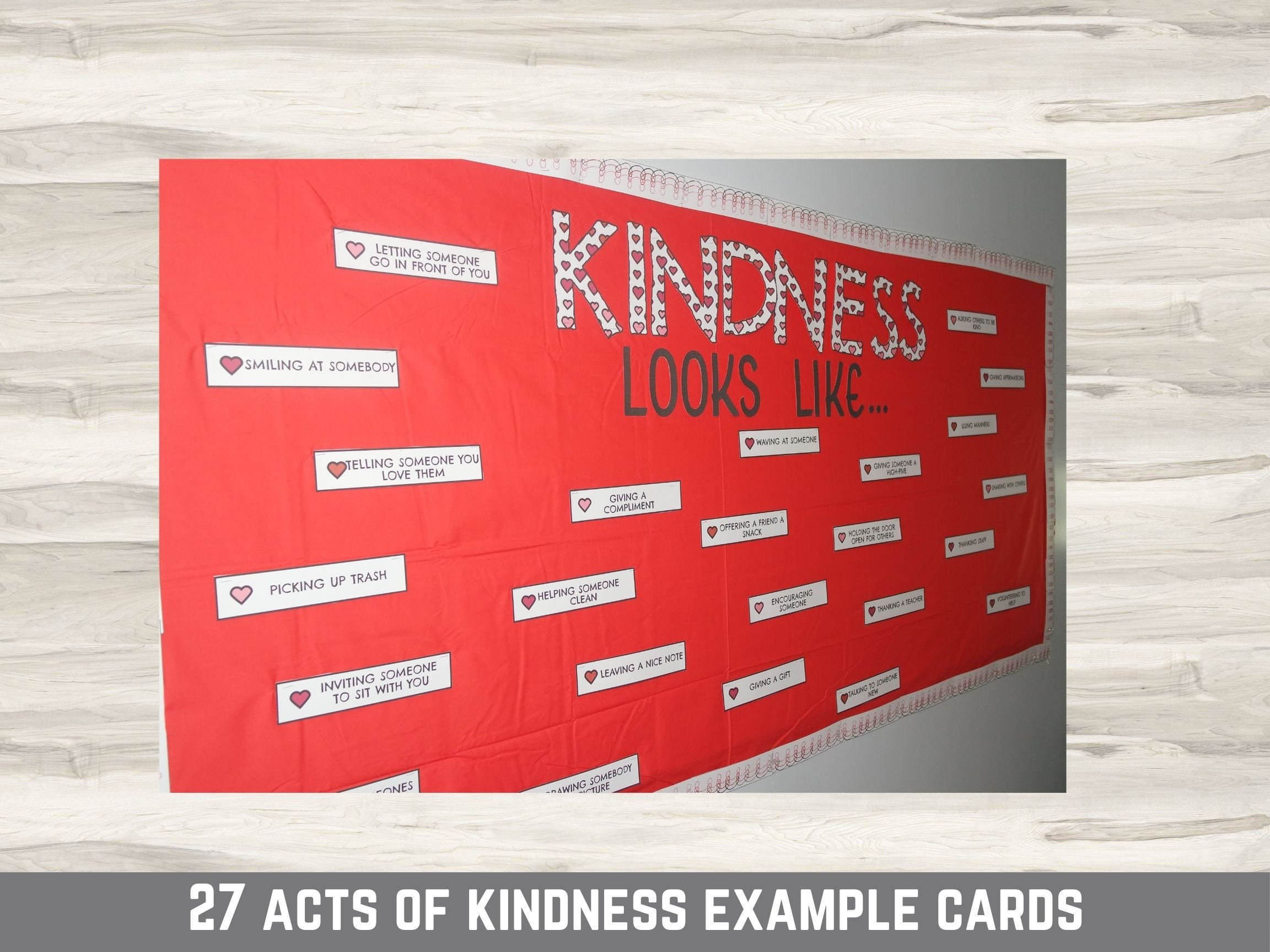 Kindness Looks Like... Bulletin Board SEL | Etsy