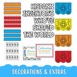 Hispanic Heritage Month Inventors Poster Bulletin Board - Etsy
