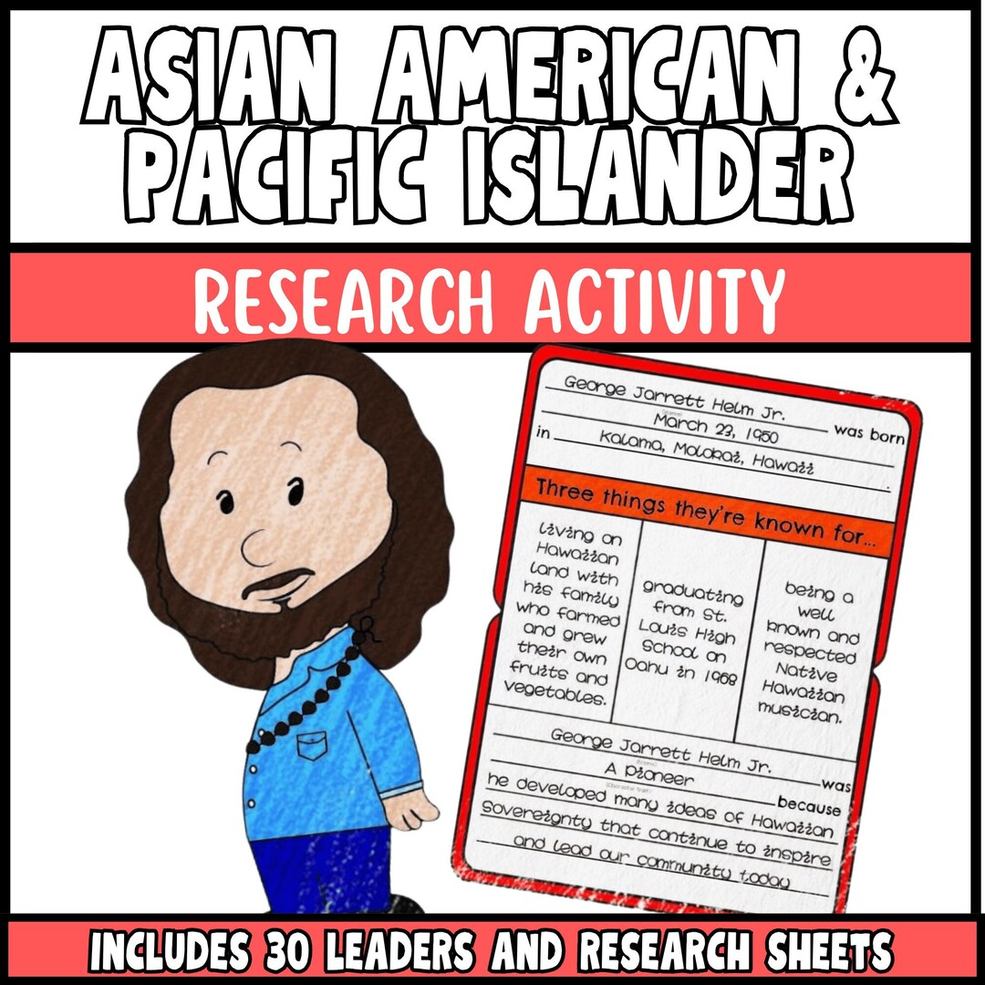 Asian American & Pacific Islander Heritage Month Research Project ...