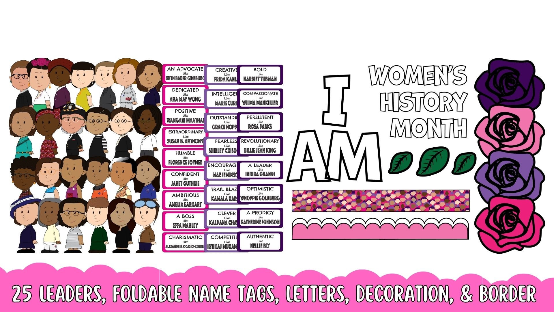 History & Heritage Months Bulletin Board Bundle | SEL - Etsy