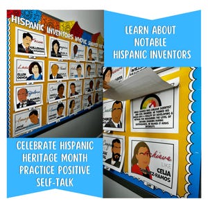 Hispanic Heritage Month Inventors Poster Bulletin Board - Etsy