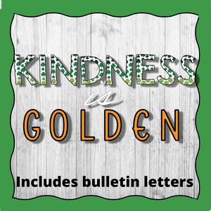 St. Patrick's Day | March Kindness Bulletin Board - Etsy