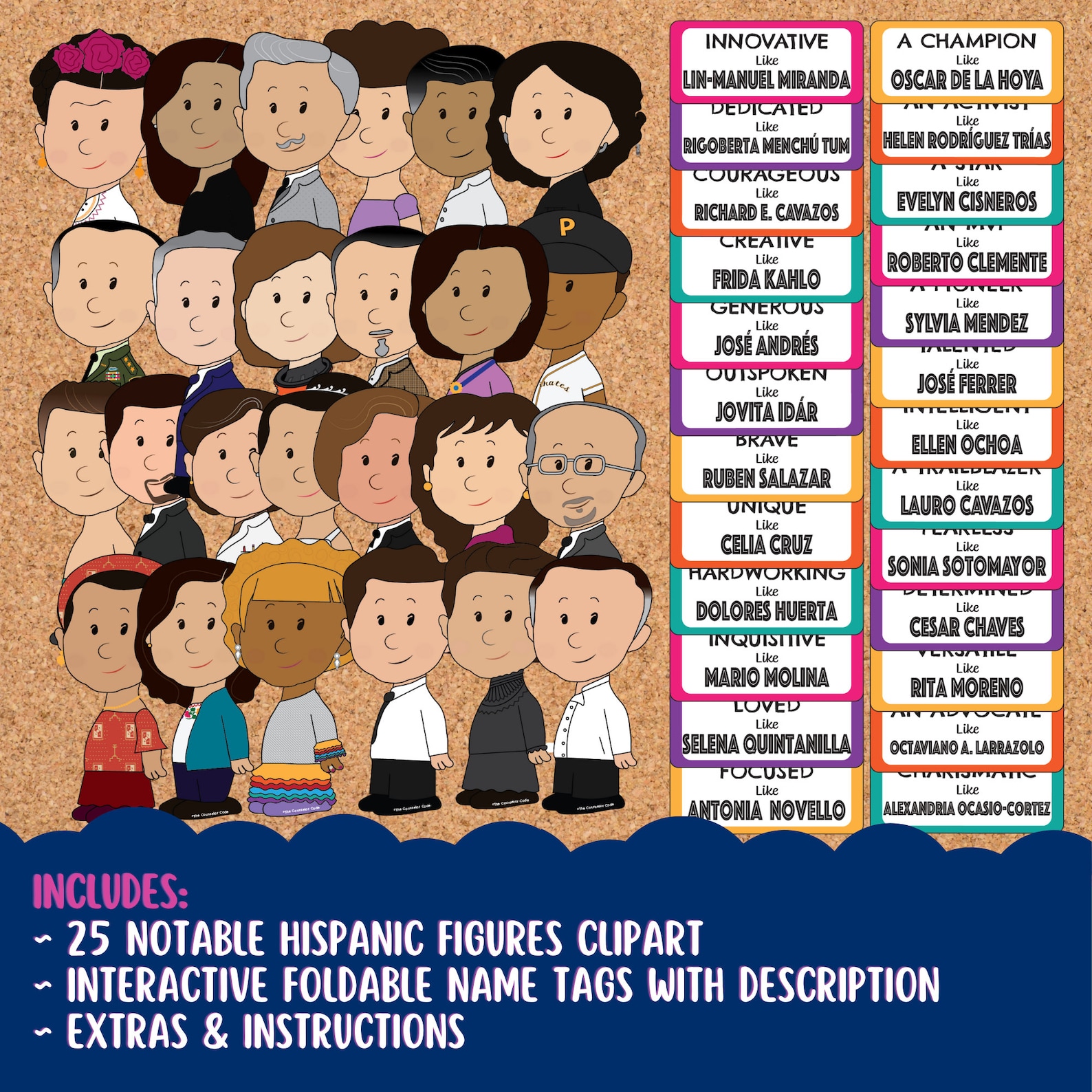 Hispanic Heritage Month Bulletin Board Interactive | Social & Emotional ...