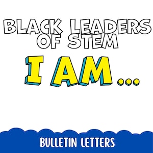 Black History Month - Black Leaders of STEM Bulletin Board - Etsy