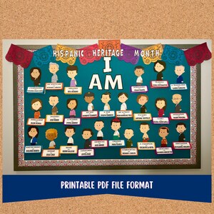 Hispanic Heritage Month Bulletin Board Interactive | Social & Emotional ...