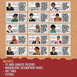 Black History Month Bulletin Board - Interactive Posters - Etsy