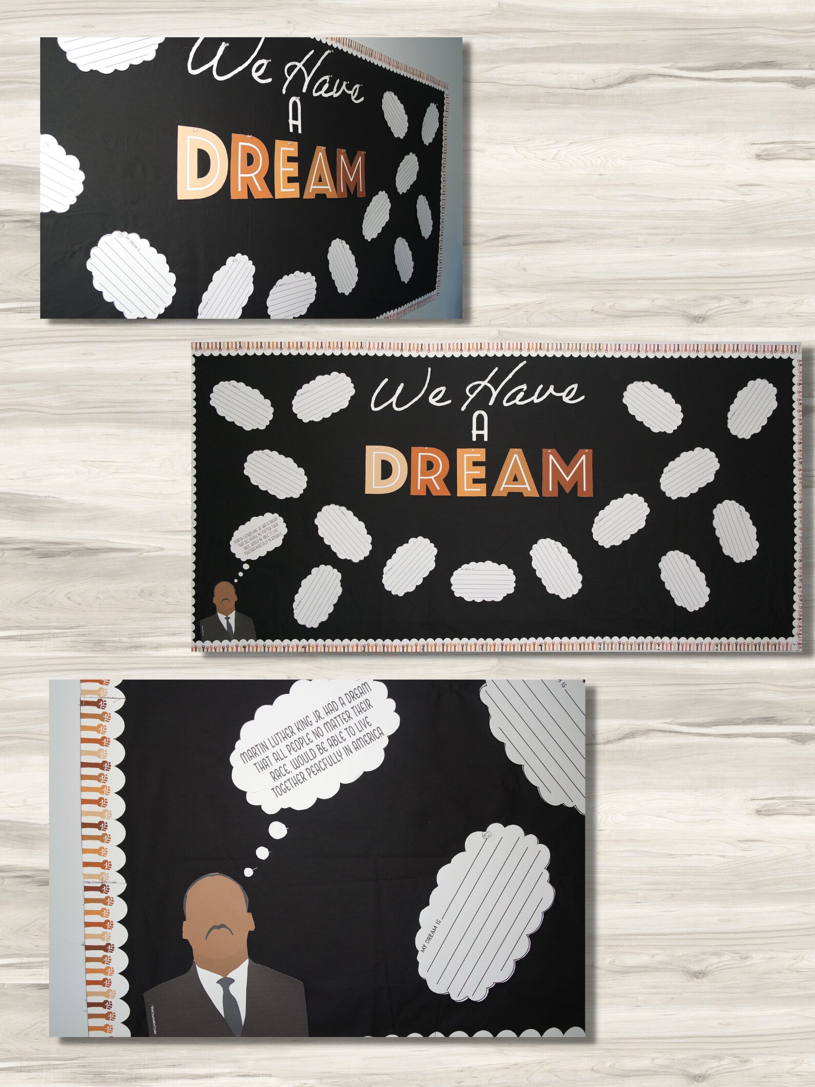 We Have A Dream Bulletin Board Activity Black History Month - Etsy