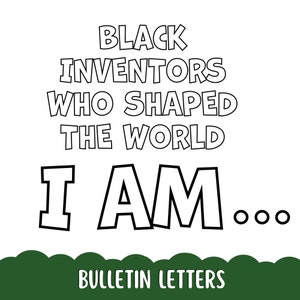 Black History Month | Inventors Interactive Bulletin Board - Etsy