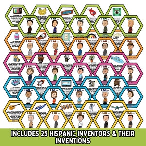 Hispanic Heritage Month Who Am I Bulletin Board Game | Hispanic ...