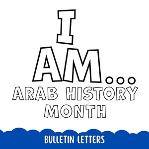 Arab History Month | Bulletin Board | Social Emotional Learning - Etsy