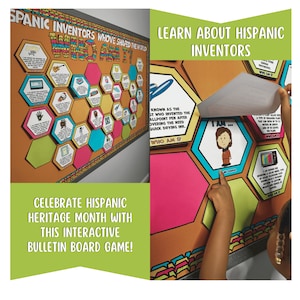Hispanic Heritage Month Who Am I Bulletin Board Game | Hispanic ...