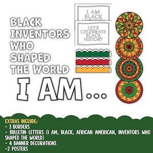 Black History Month | Inventors Interactive Bulletin Board - Etsy