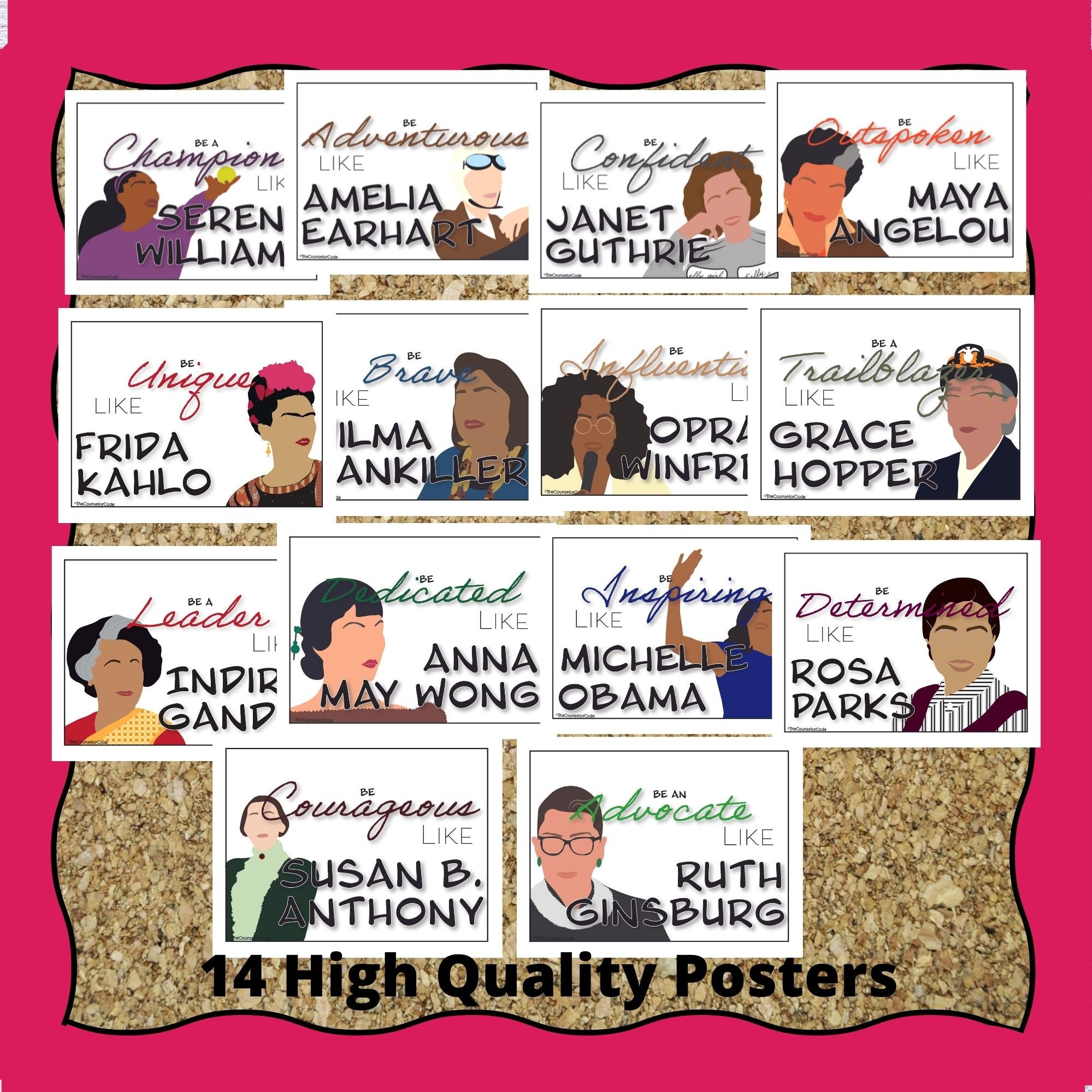 Women's History Month Poster Bulletin Board - Etsy