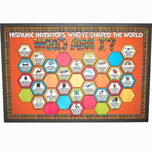 Hispanic Heritage Month Who Am I Bulletin Board Game | Hispanic ...