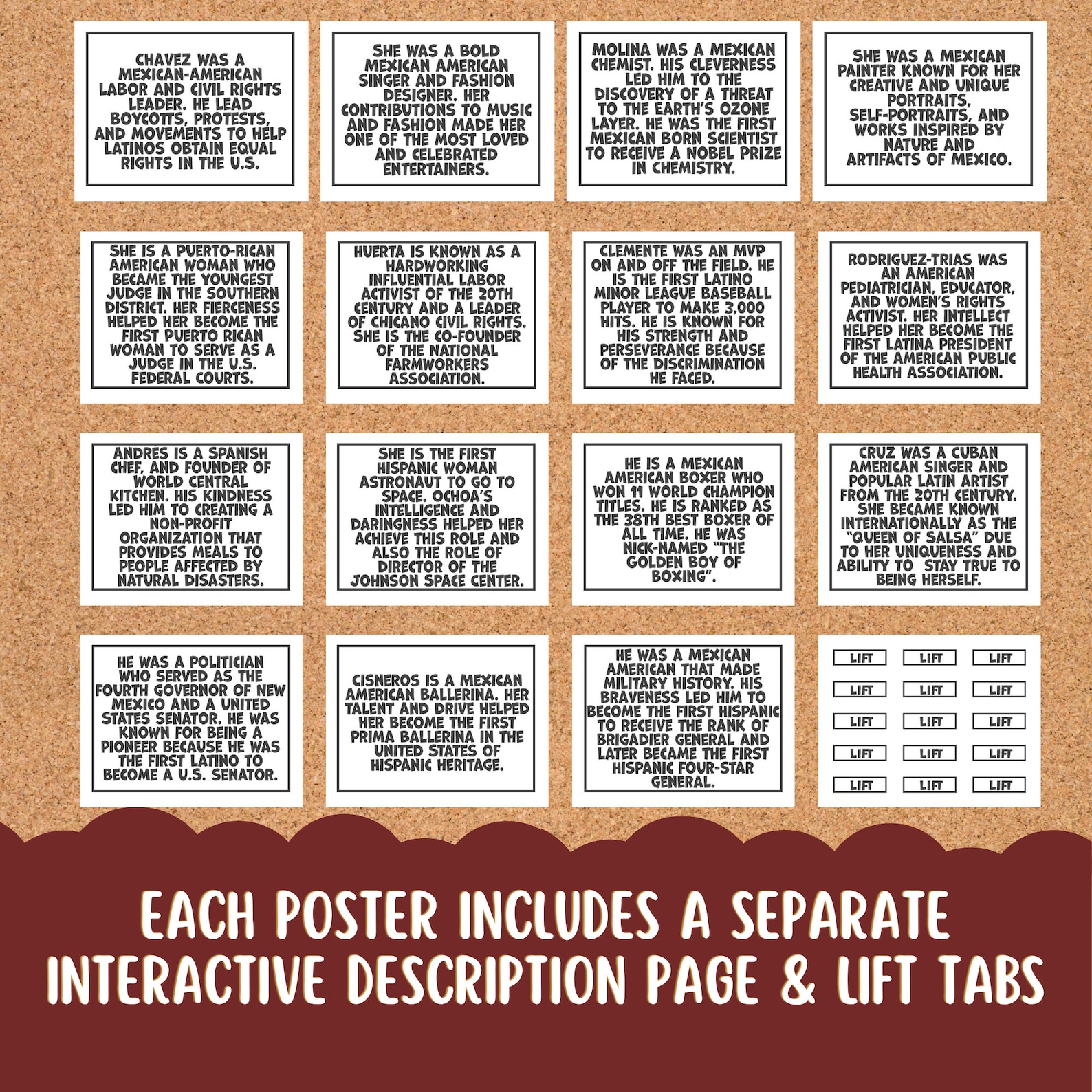 Hispanic Heritage Month Bulletin Board - Interactive Posters - Etsy