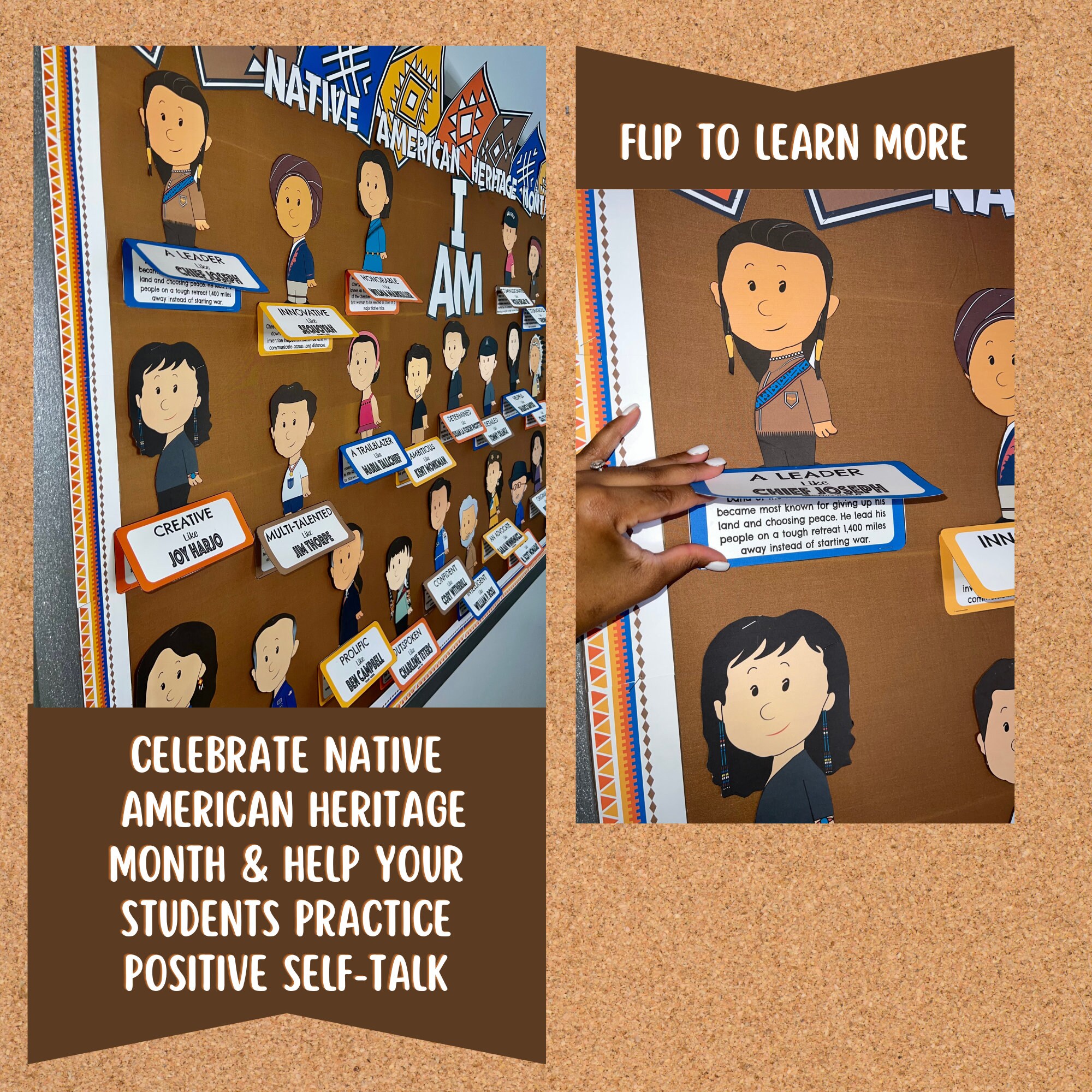 Native American Heritage Month Bulletin Board Interactive | SEL - Etsy