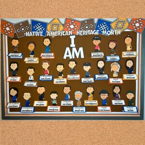 Native American Heritage Month Bulletin Board Interactive | SEL - Etsy