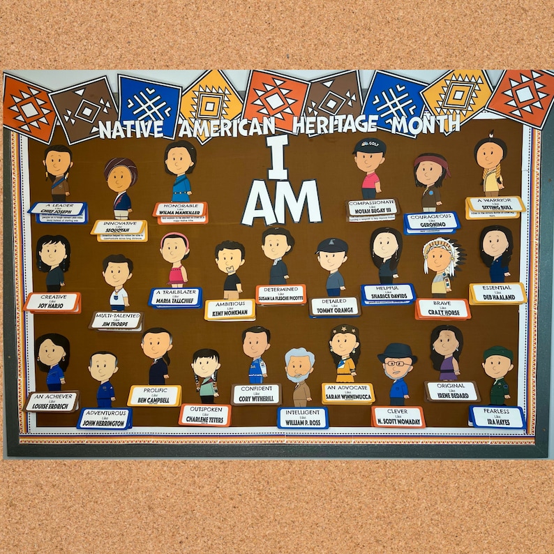Native American Heritage Month Bulletin Board Interactive - Etsy