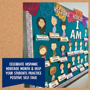 Hispanic Heritage Month Bulletin Board Interactive | Social & Emotional ...
