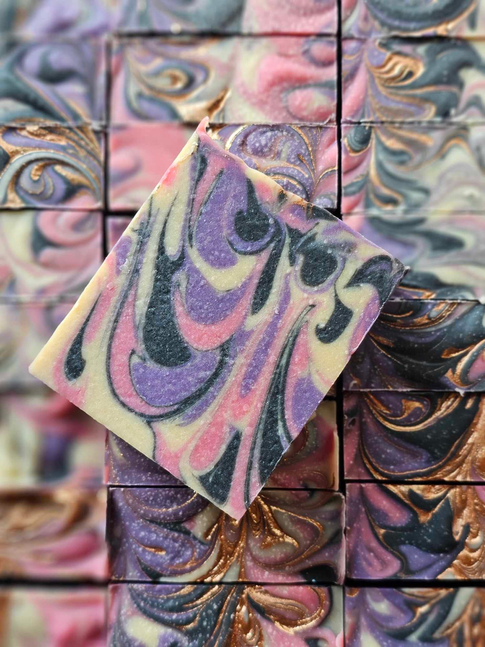 Periwinkle Goat Milk Soap Bar Raspberry Vanilla Scented Soap Handmade ...