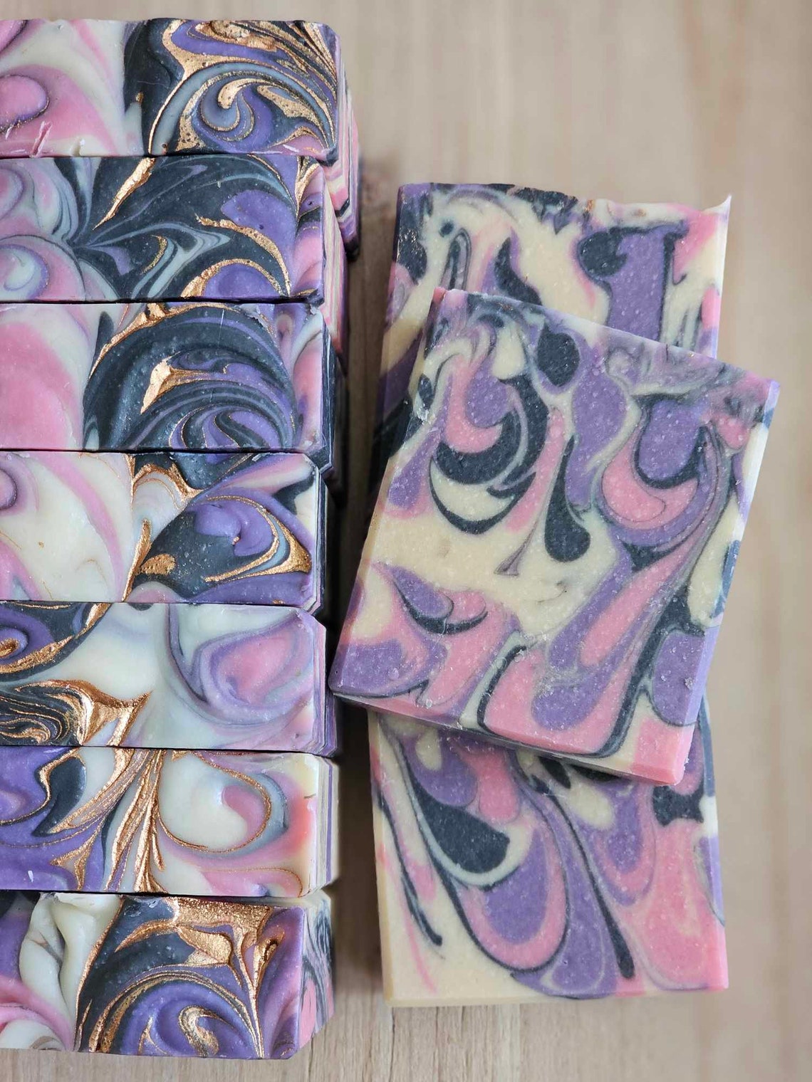 Periwinkle Goat Milk Soap Bar Raspberry Vanilla Scented Soap Handmade ...