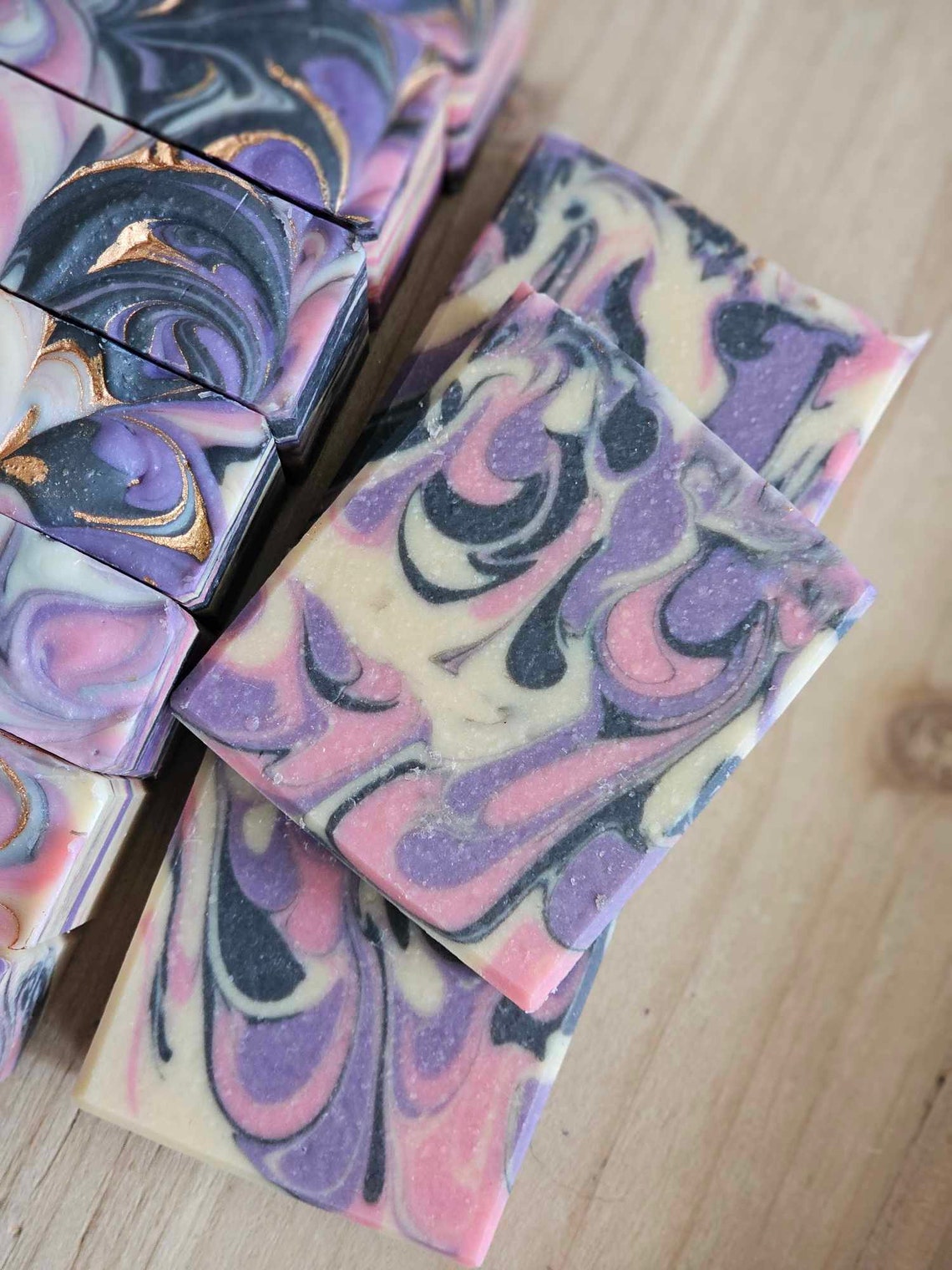 Periwinkle Goat Milk Soap Bar Raspberry Vanilla Scented Soap Handmade ...