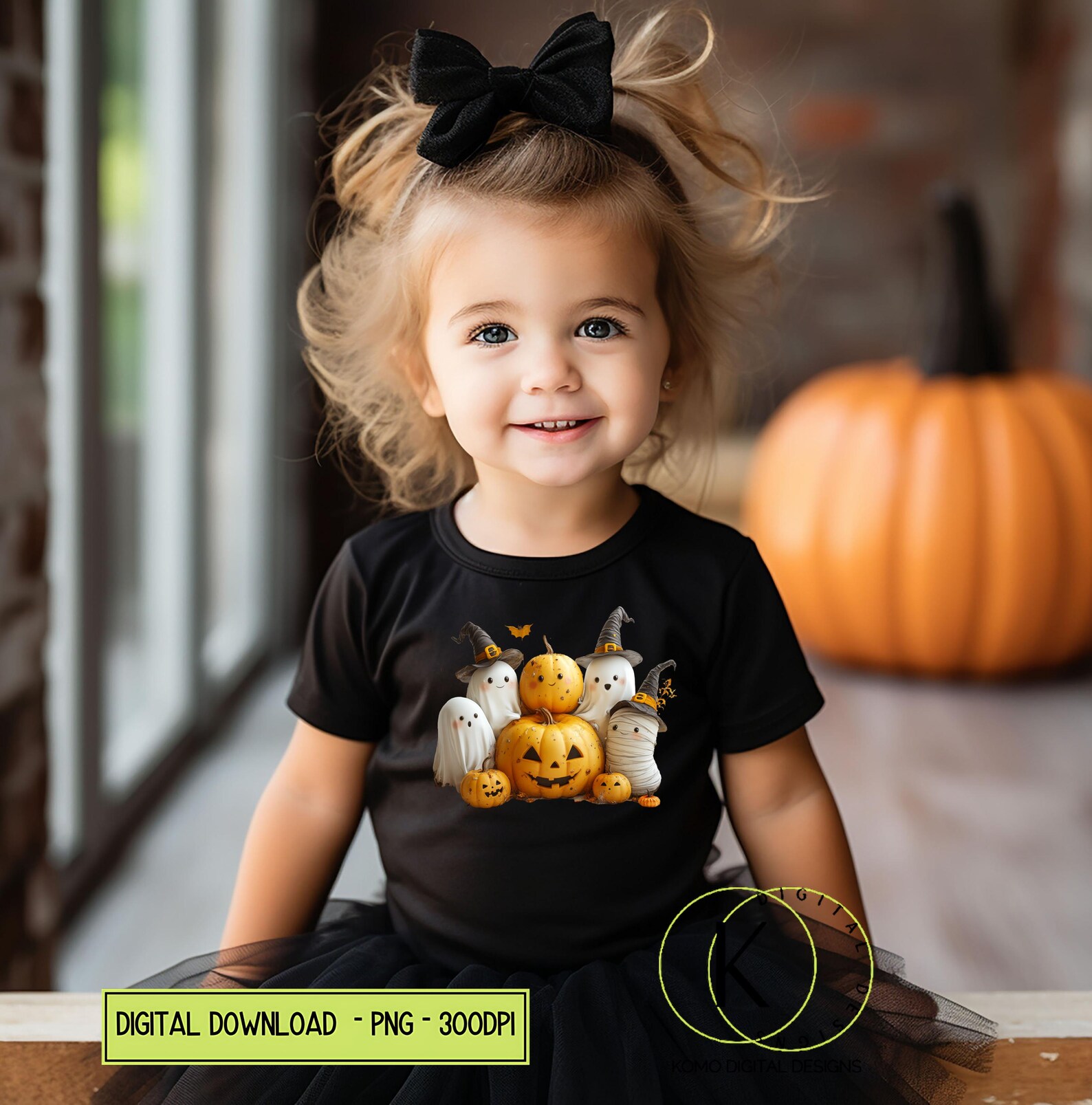 Cute Ghost Watercolor Clipart Bundle: Halloween Retro Tumbler Design ...