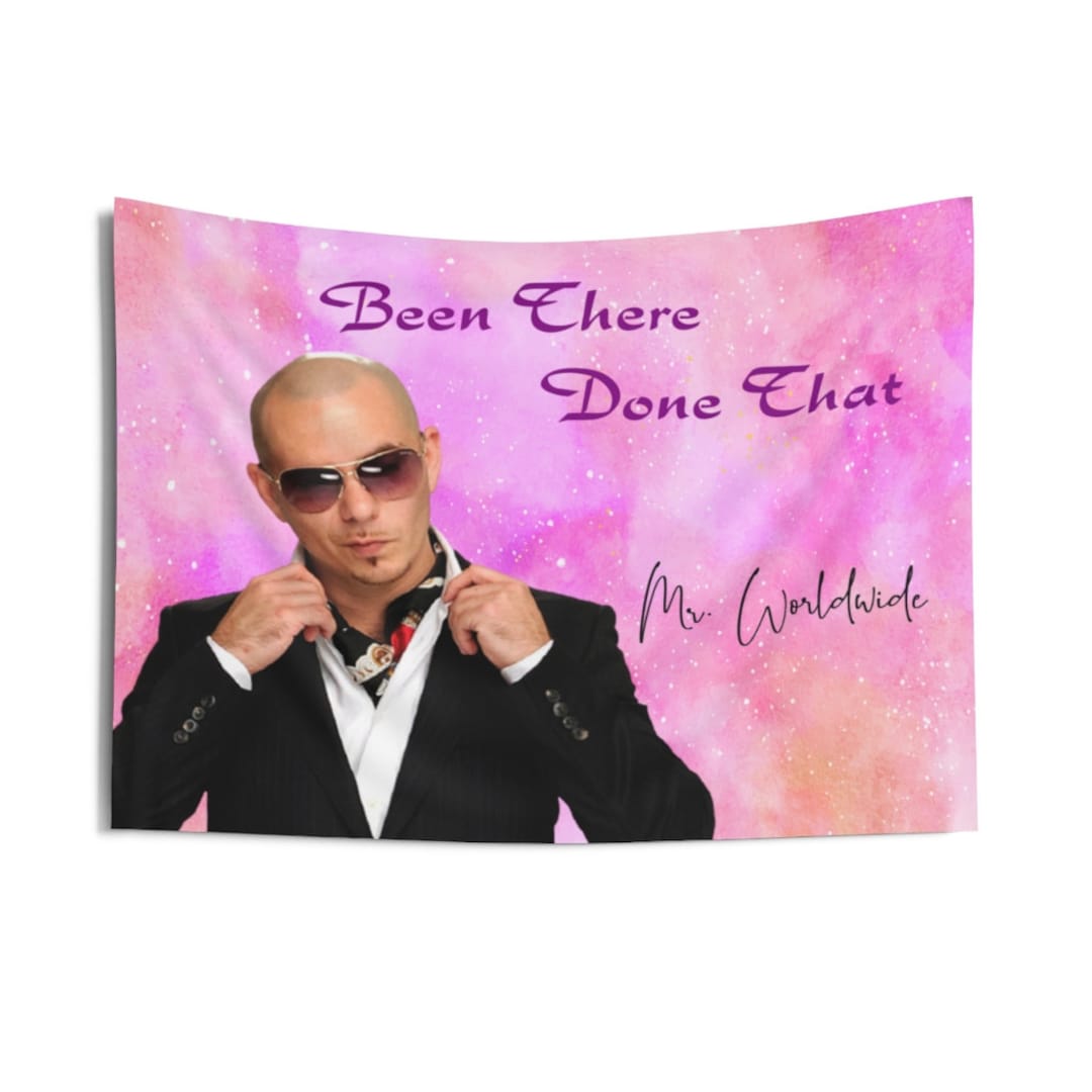 Pitbull Mr Worldwide Tapestry Meme Mr 305 Pitbull Meme - Etsy