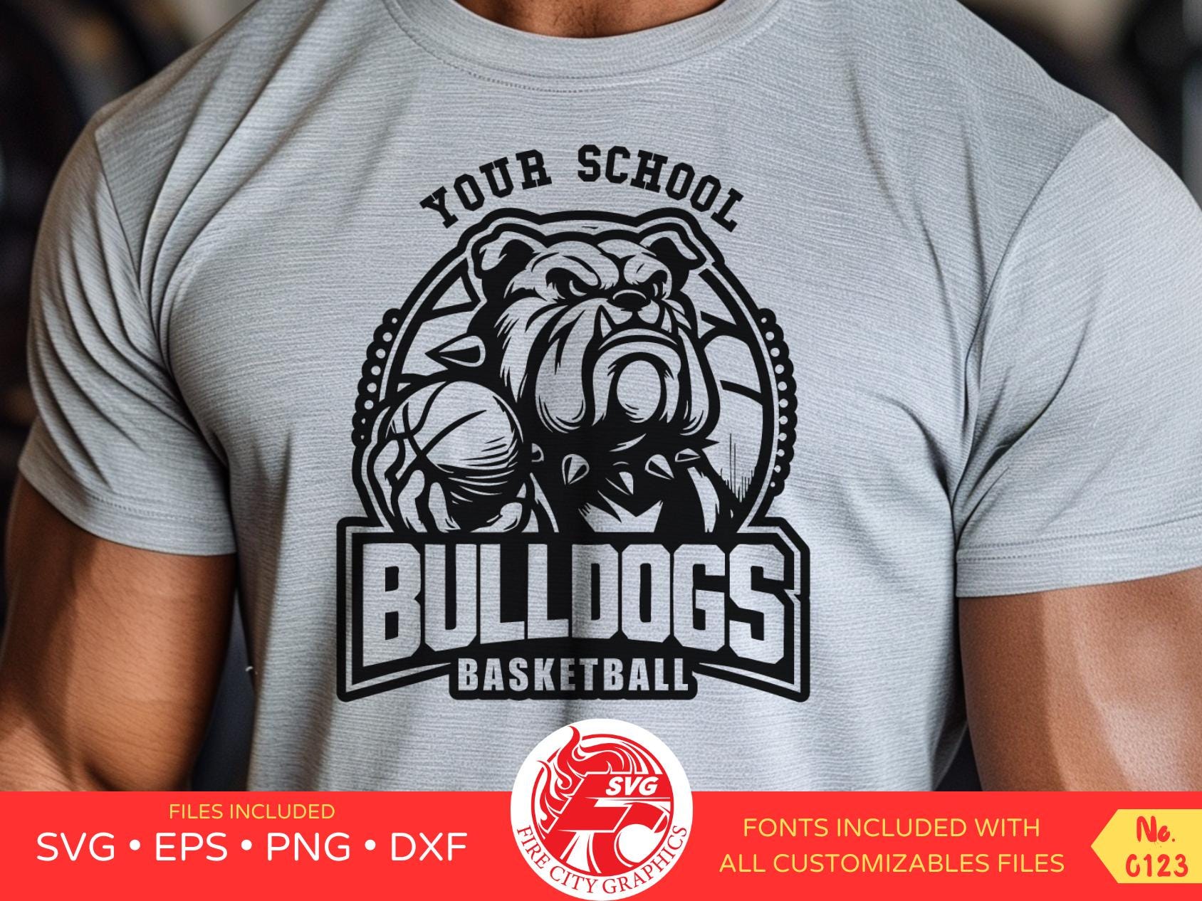 Bulldogs Basketball Customizable SVG, Bulldogs Custom Team SVG ...