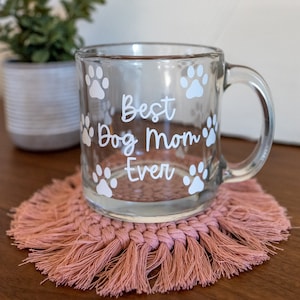 Best Dog Mom Ever Mug, Custom Dog Mom Mug, Dog Mom Cup, Dog Mom Coffee ...