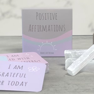 Positive Affirmation Cards Daily Affirmations Mindfulness - Etsy