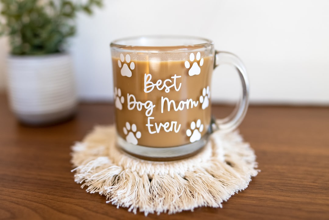 Best Dog Mom Ever Mug, Custom Dog Mom Mug, Dog Mom Cup, Dog Mom Coffee ...