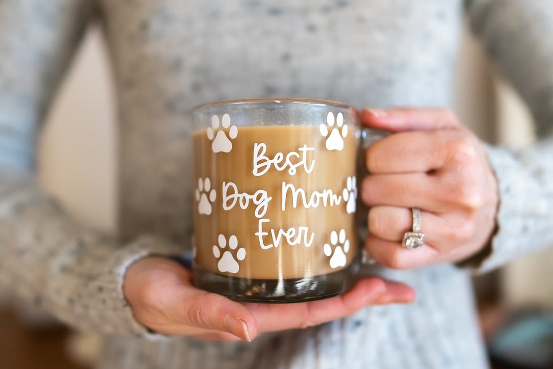 Best Dog Mom Ever Mug, Custom Dog Mom Mug, Dog Mom Cup, Dog Mom Coffee ...