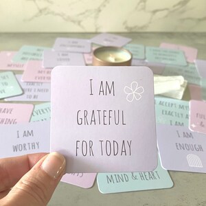 Positive Affirmation Cards Daily Affirmations Mindfulness - Etsy
