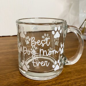 Best Dog Mom Ever Mug, Custom Dog Mom Mug, Dog Mom Cup, Dog Mom Coffee ...