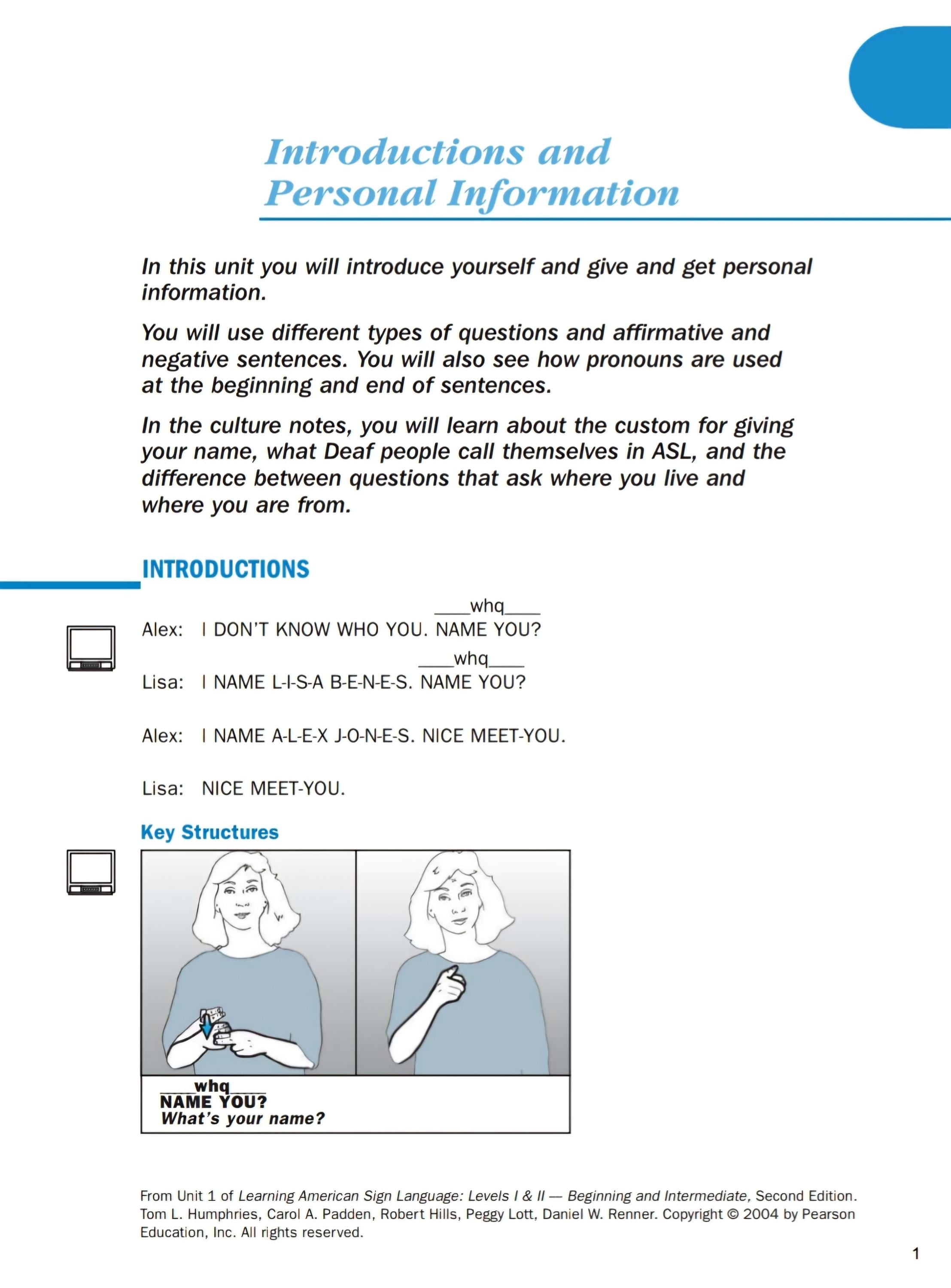 Learning American Sign Language 2nd Edition Levels I and II / Beginning ...
