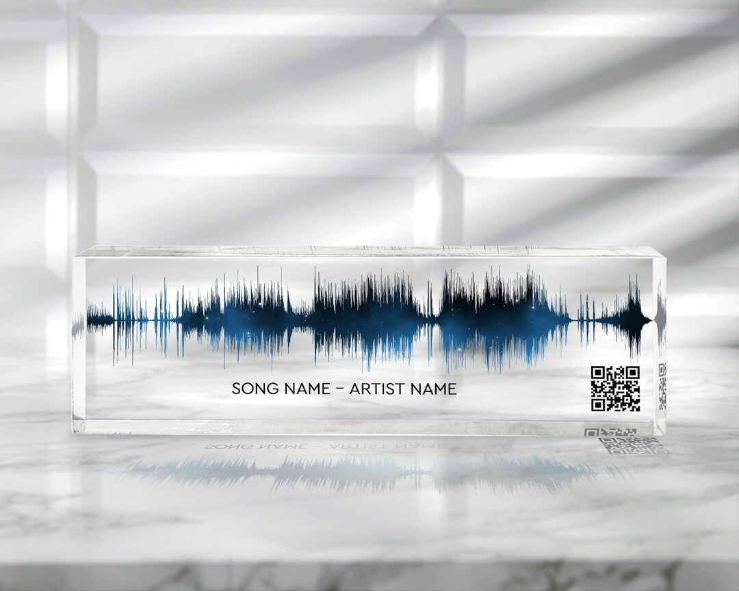 Soundwave Art Personalized, Voice Recording Gift, Anniversary Gifts for ...