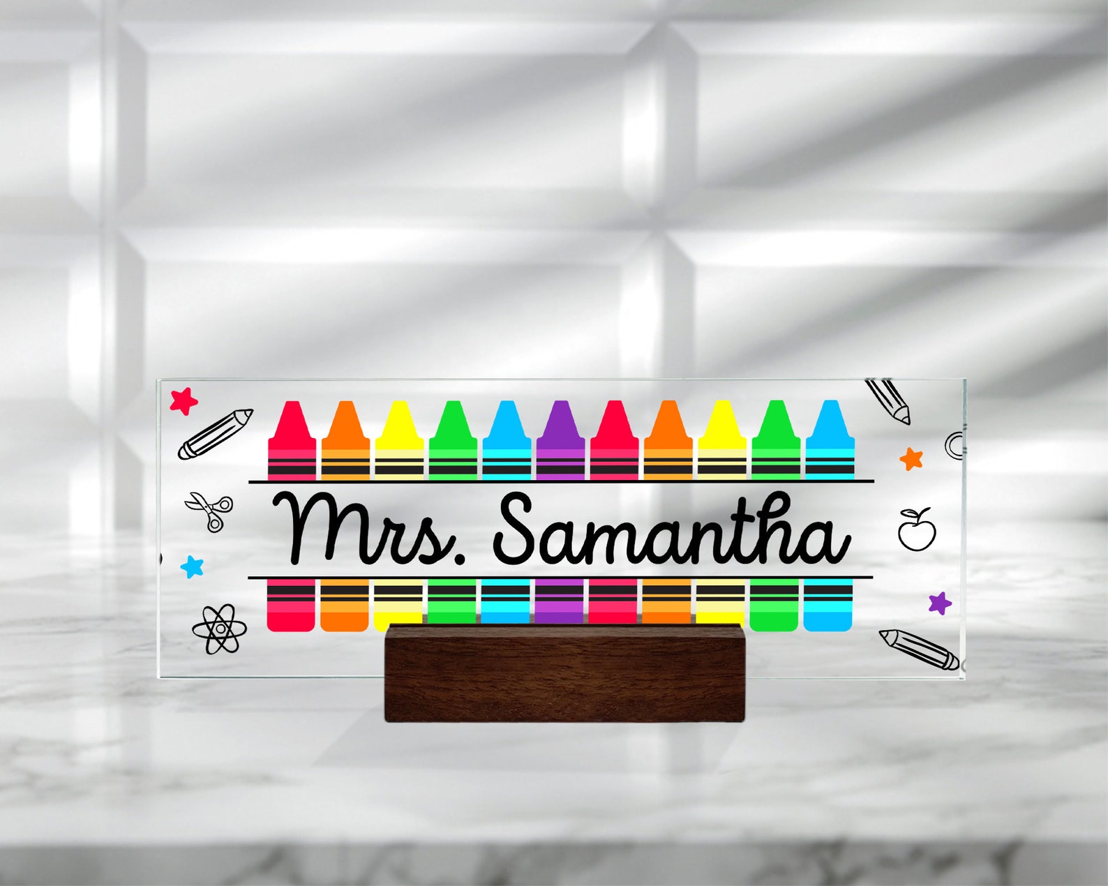 Custom Teacher Sign, Teacher Desk Sign, Teacher Name Plate for Desk ...