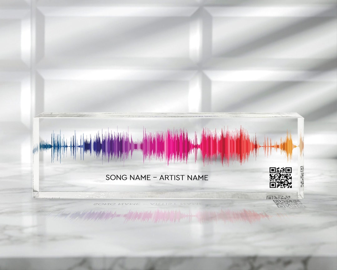 Soundwave Art Personalized, Voice Recording Gift, Valentines Gifts for ...