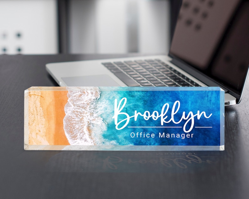 Personalized Desk Name Plate Custom Office Decor Desk Sign - Etsy