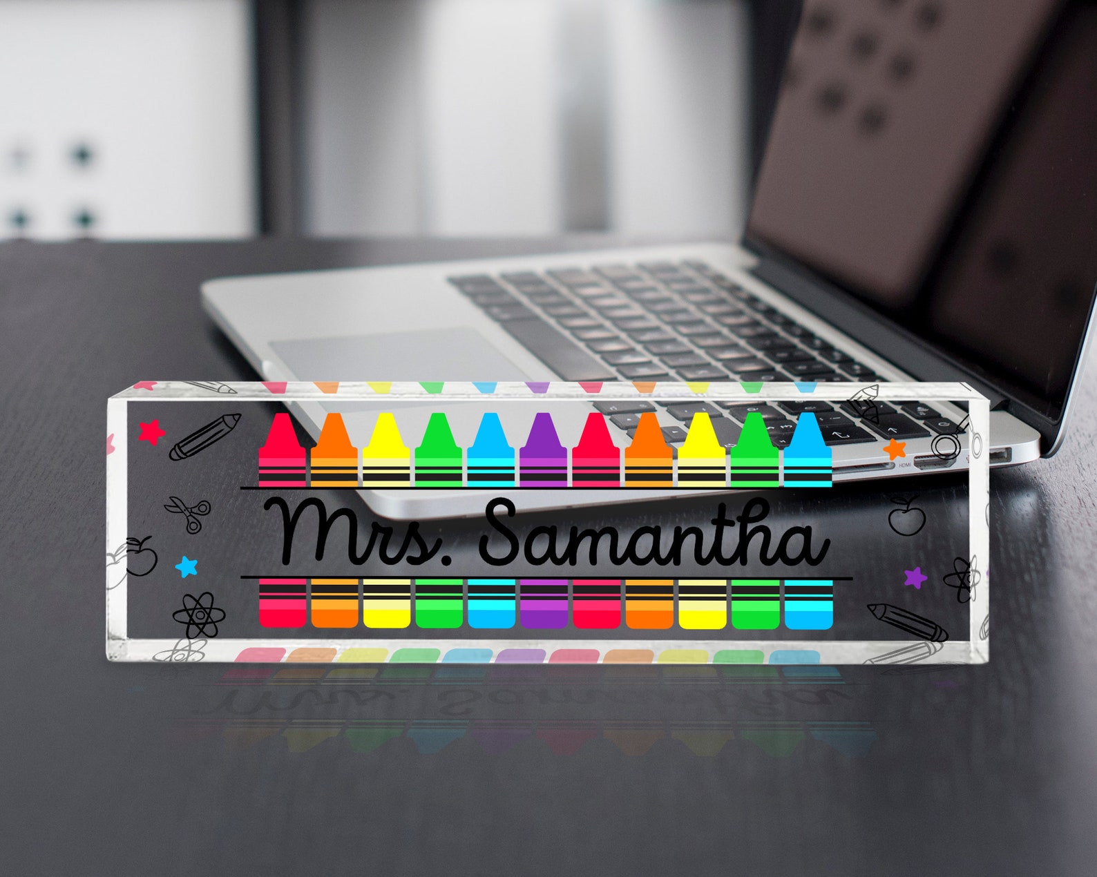 Custom Teacher Sign, Teacher Desk Sign, Teacher Name Plate for Desk ...