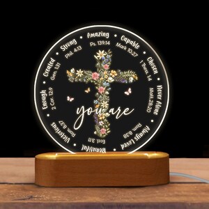 Baptism Gift, Baptized Night Light for Kids, Kids Night Lamp ...