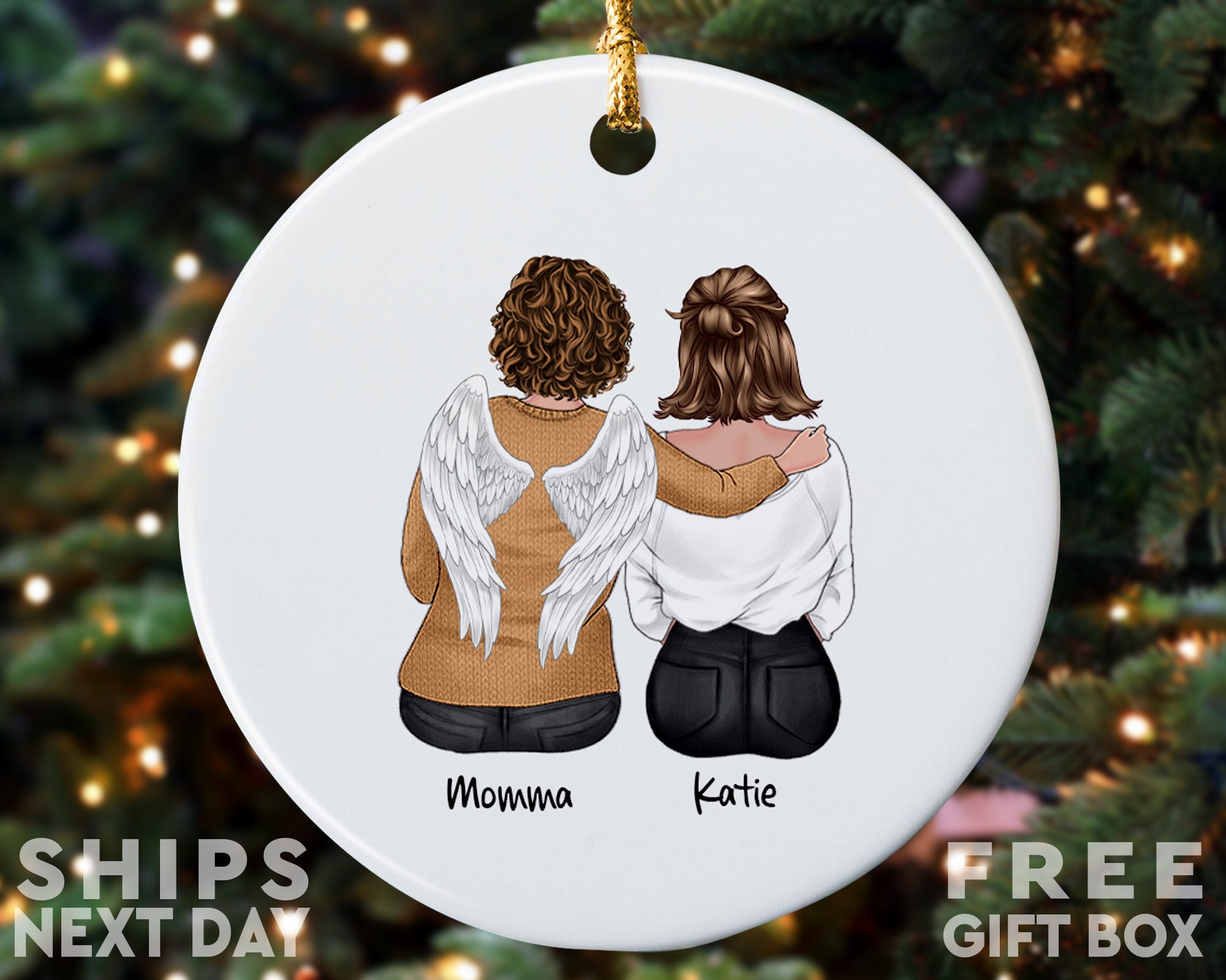 Personalized Mom Memorial Ornament Loss of Mother Ornament - Etsy