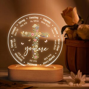 Baptism Gift, Baptized Night Light for Kids, Kids Night Lamp ...
